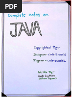 C++ Complete Handwritten Notes | PDF