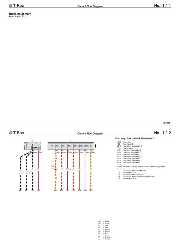 T-Roc Fuse Box Diagram Overview | PDF | Car | Land Vehicles