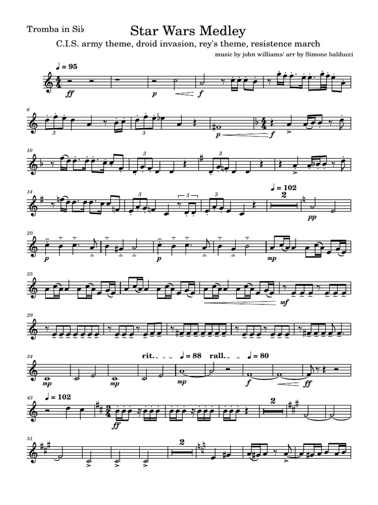 Droid Army March-Tromba - in - Sib | PDF