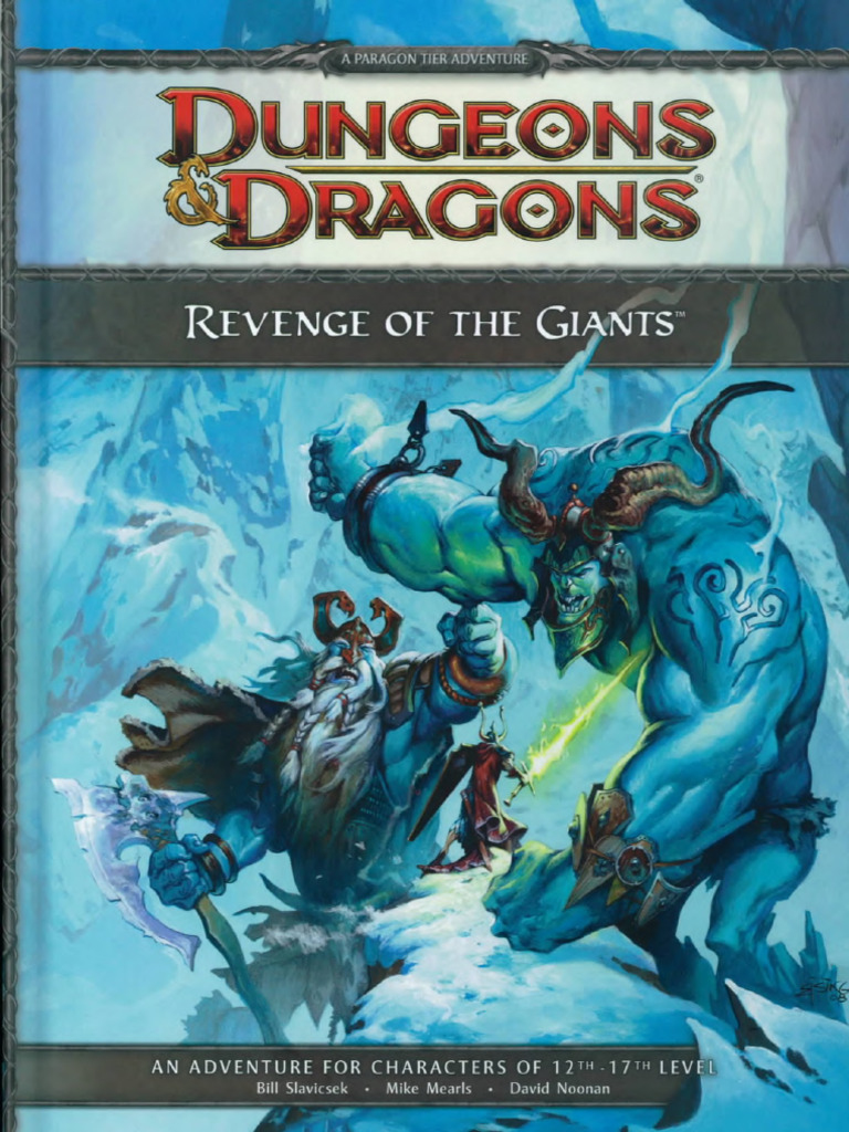 Revenge of The Giants | PDF | Dungeons & Dragons | Wizards Of The Coast