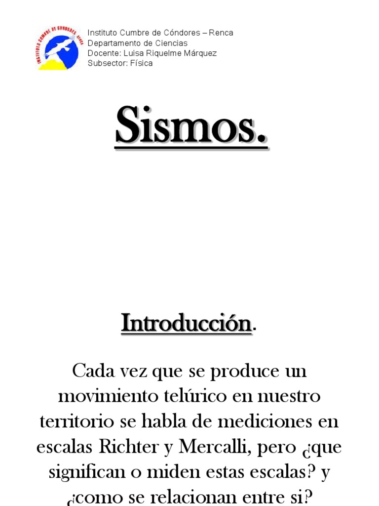 Sismos | PDF | Temblores | Geofísica