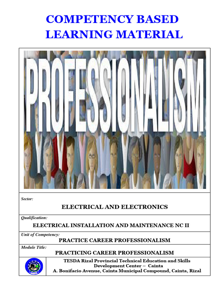 BASIC-Practice-Career-Professionalism | PDF | Personal Development ...