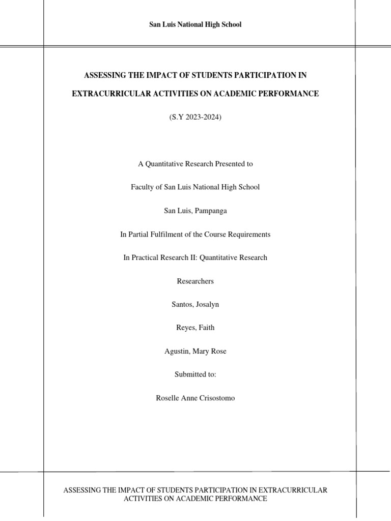 PR2 Group2 Final | PDF | Survey Methodology | Behavioural Sciences