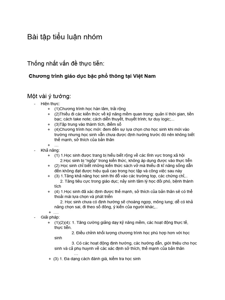 BBH Triết 10 - 12 | PDF