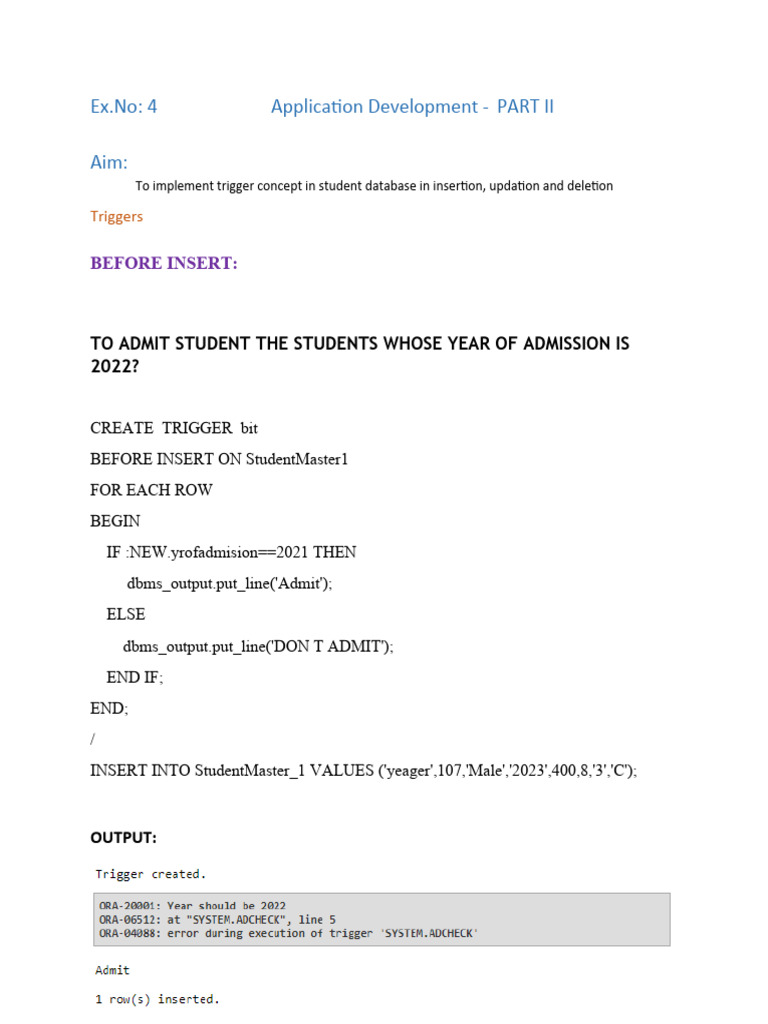 Trigger | PDF | Information Retrieval | Databases