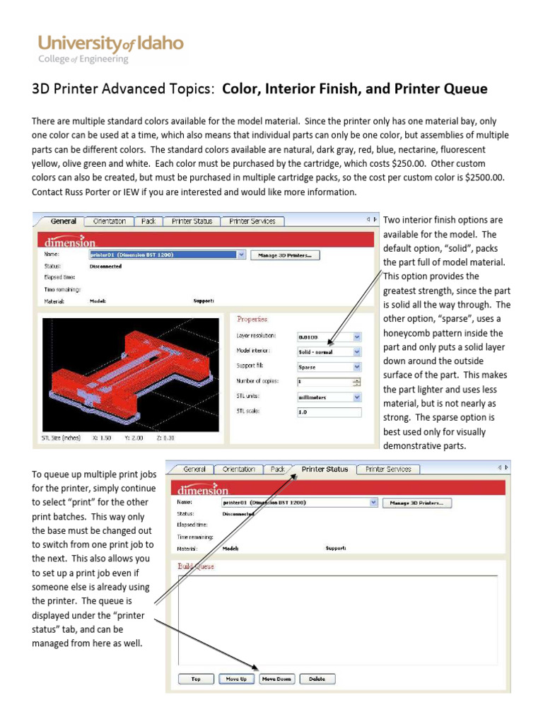 3D Printing: Colors & Finishes Guide | PDF | Printer (Computing) | Color