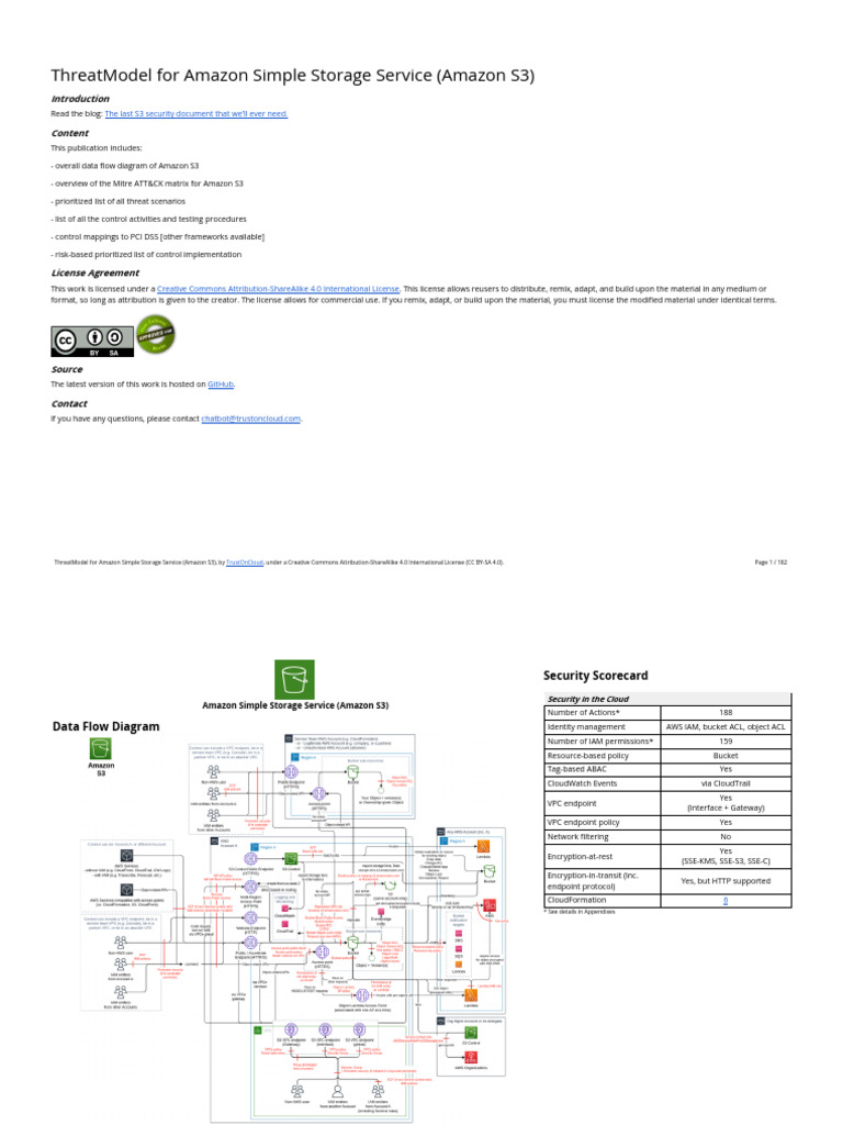 S3 Security Threat Model Overview | PDF | Amazon Web Services | Computing