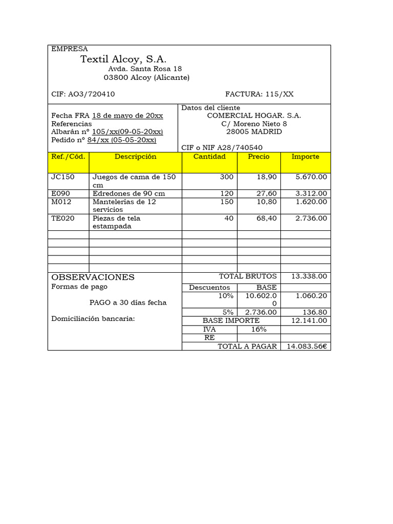Tablas Pol Gomez | PDF | Bienes manufacturados