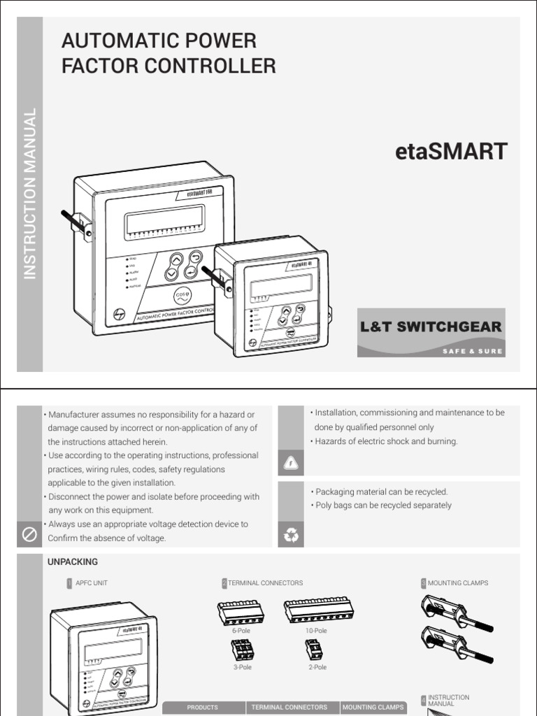 etaSmart_PQS_Manual_1_1 | PDF | Relay | Electrical Equipment