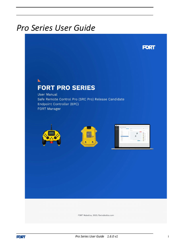 FORT Pro Series User Manual 1-6 | PDF | Bluetooth | Remote Control