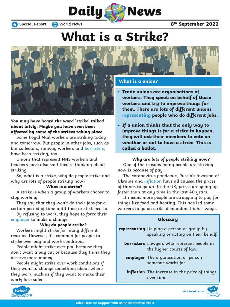 Understanding Strikes and Their Causes | PDF | Strike Action | Trade Union