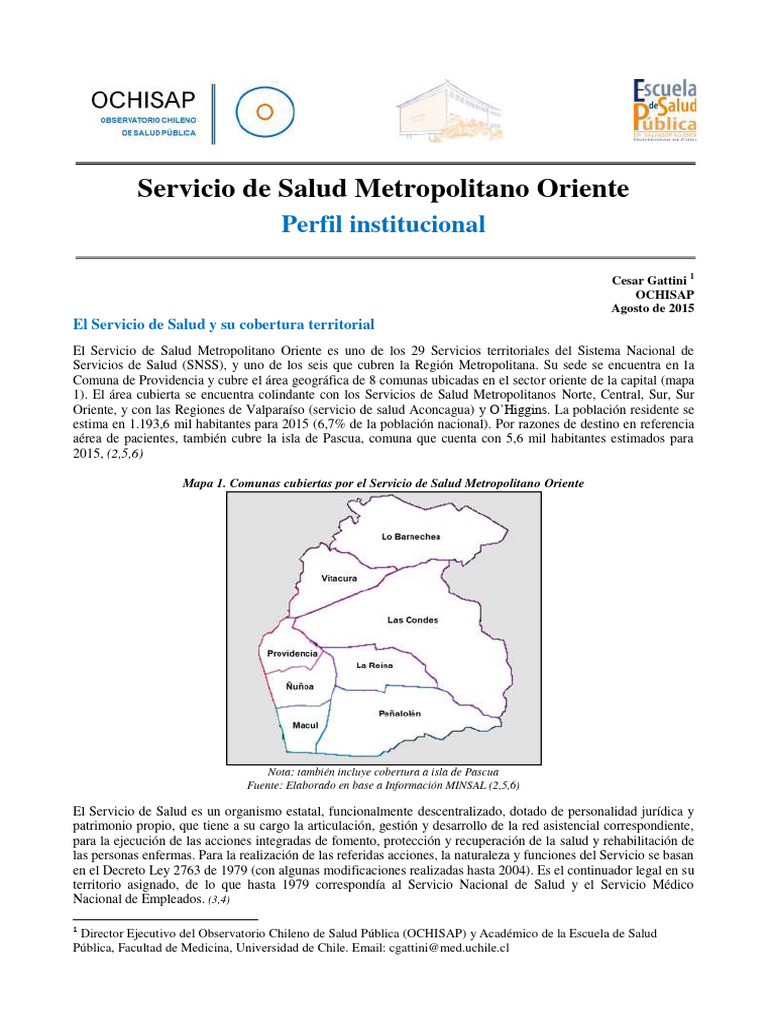 12 SS Metropolitano Oriente | PDF | Hospital | Cuidado de la salud