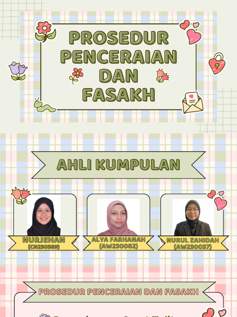 Prosedur Penceraian Dan Fasakh | PDF