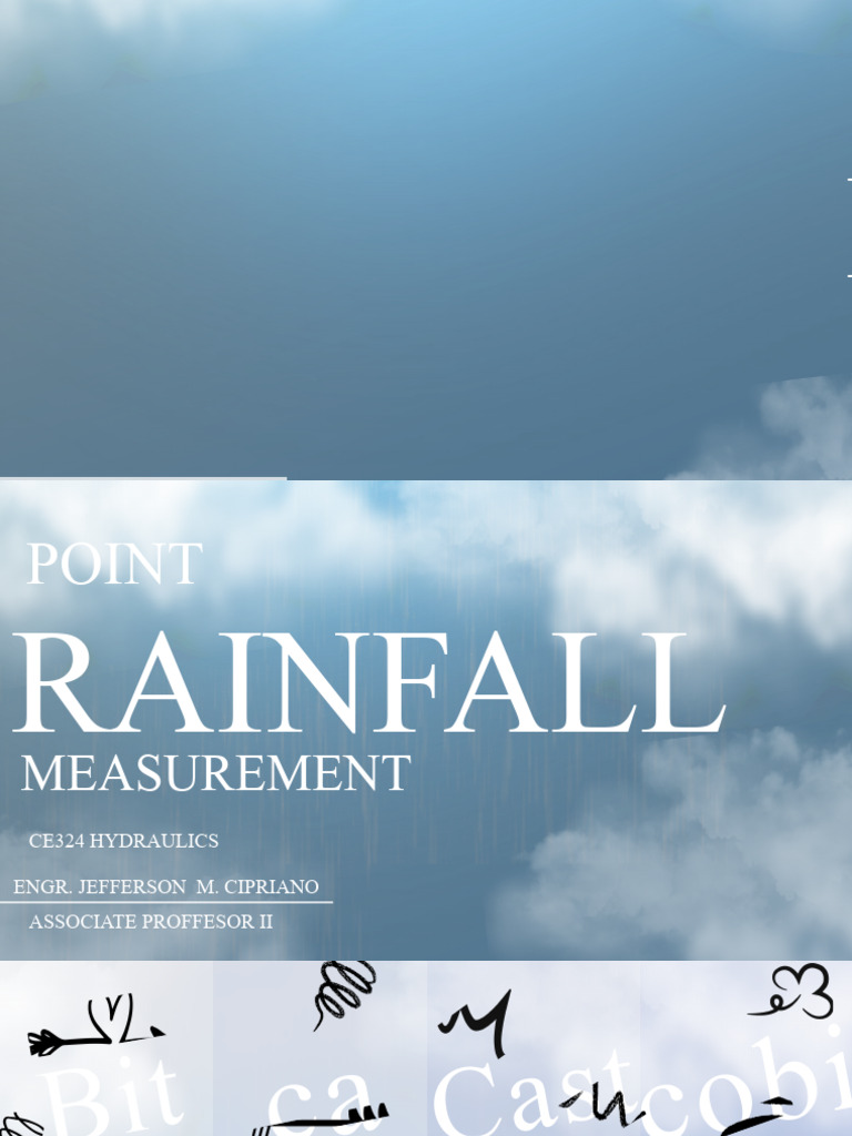 Hyrdo-Point Rainfall Measurement | PDF | Rain | Area
