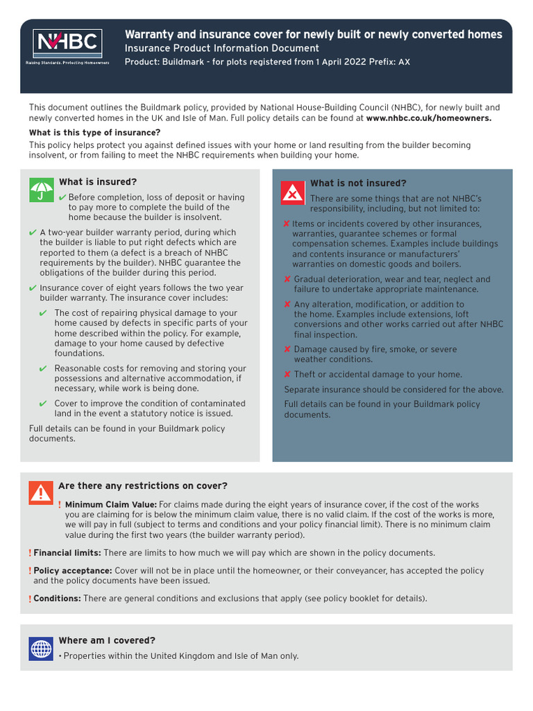 NHBC Standard | Download Free PDF | Private Law | Business Law