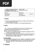 BD Pyxis™ Medstation™ Es: Discrepancies | PDF