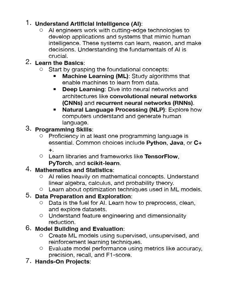 How To Become AI Engineer | Download Free PDF | Artificial Intelligence | Intelligence (AI ...