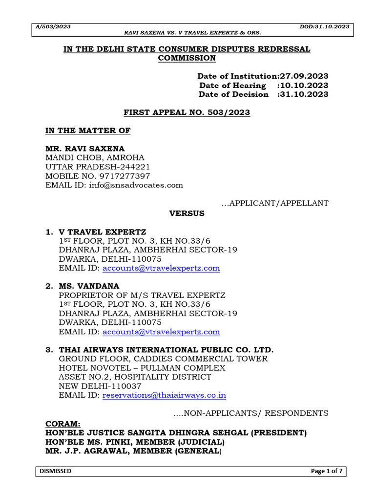 Judgement2023 10 31 | PDF | Appeal | Judgment (Law)