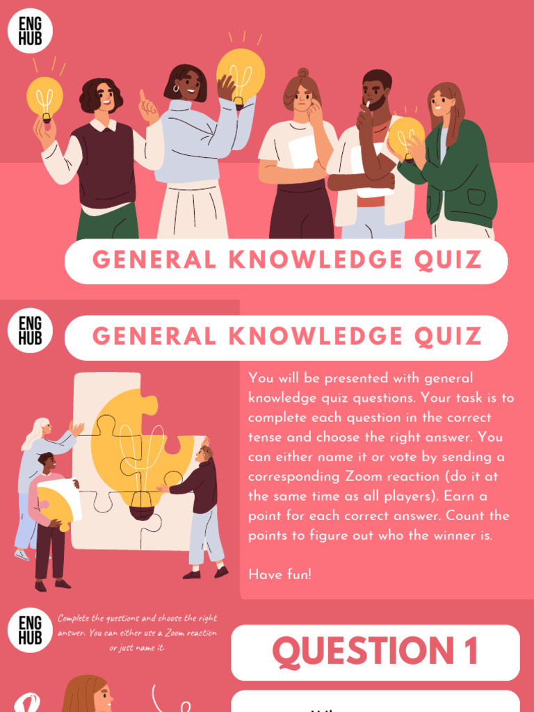 General Knowledge Quiz Questions | PDF | Milky Way