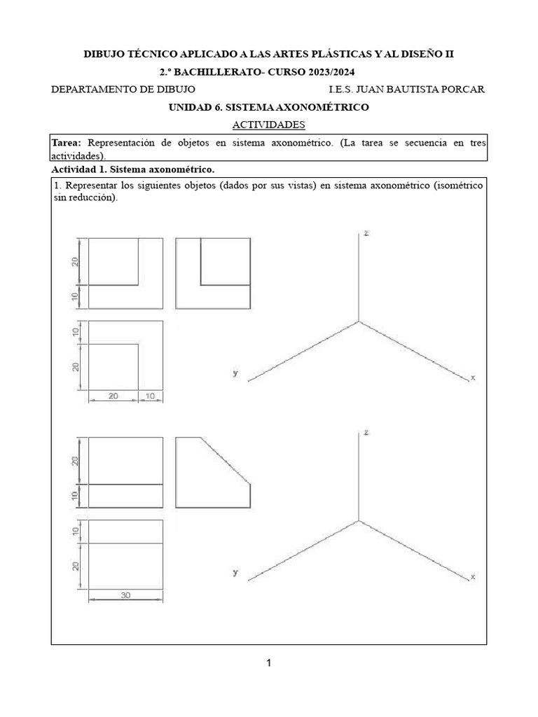 UD6 Actividades | PDF | Diseño | Perspectiva (Gráfica)