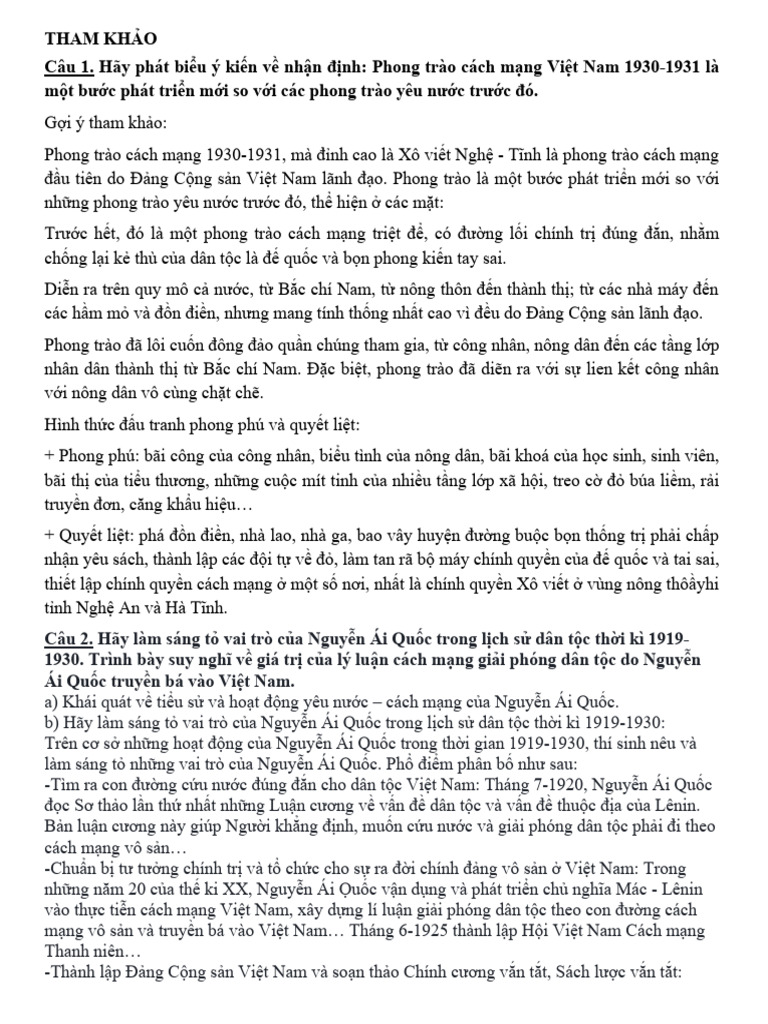 Tham KH o 1930-1945 | PDF