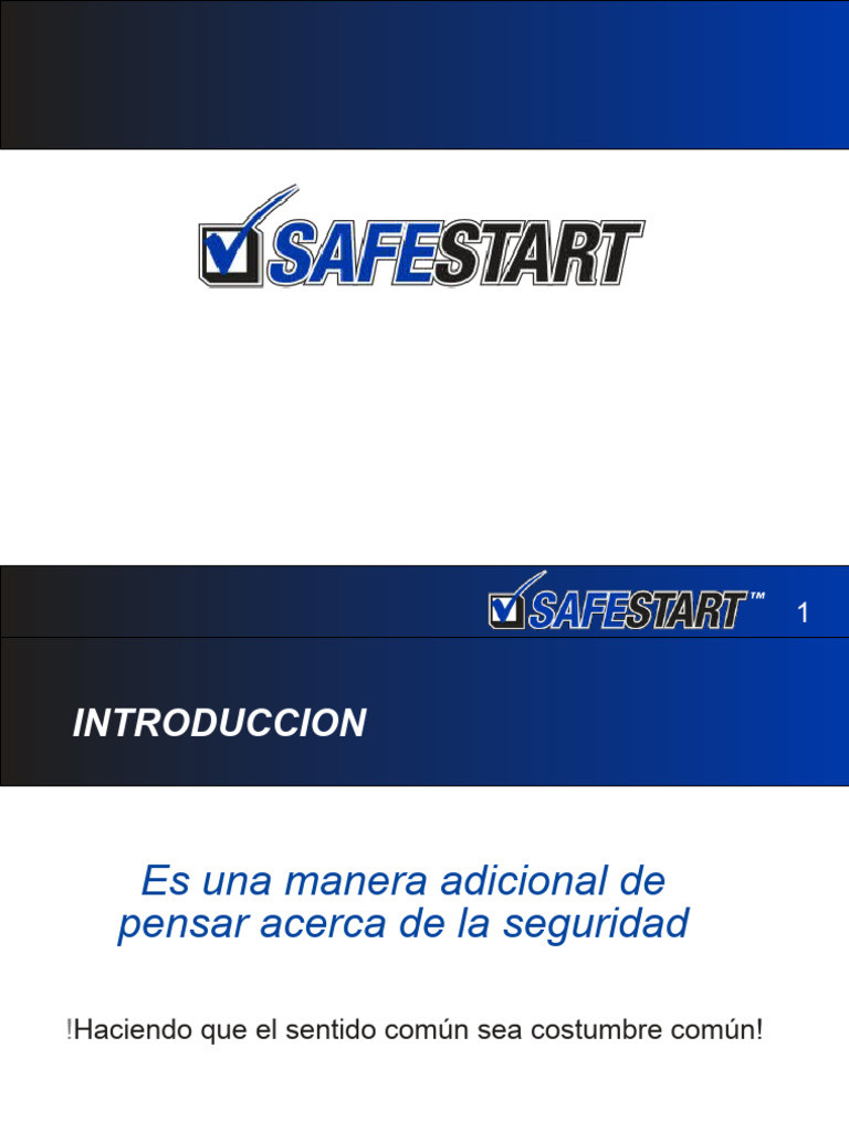 Prevención de Errores con Safe Start | PDF | Relaciones personales ...