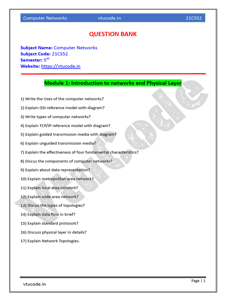 @vtucode - in - CN QUESTION BANK 2021 SCHEME | Download Free PDF ... @vtucode - in - CN QUESTION BANK 2021 SCHEME | Download Free PDF ...