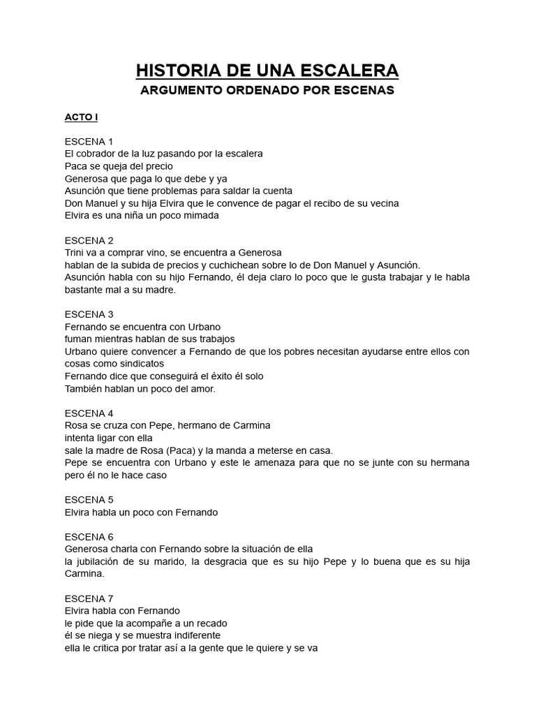 argumento escenas (presentación) | PDF