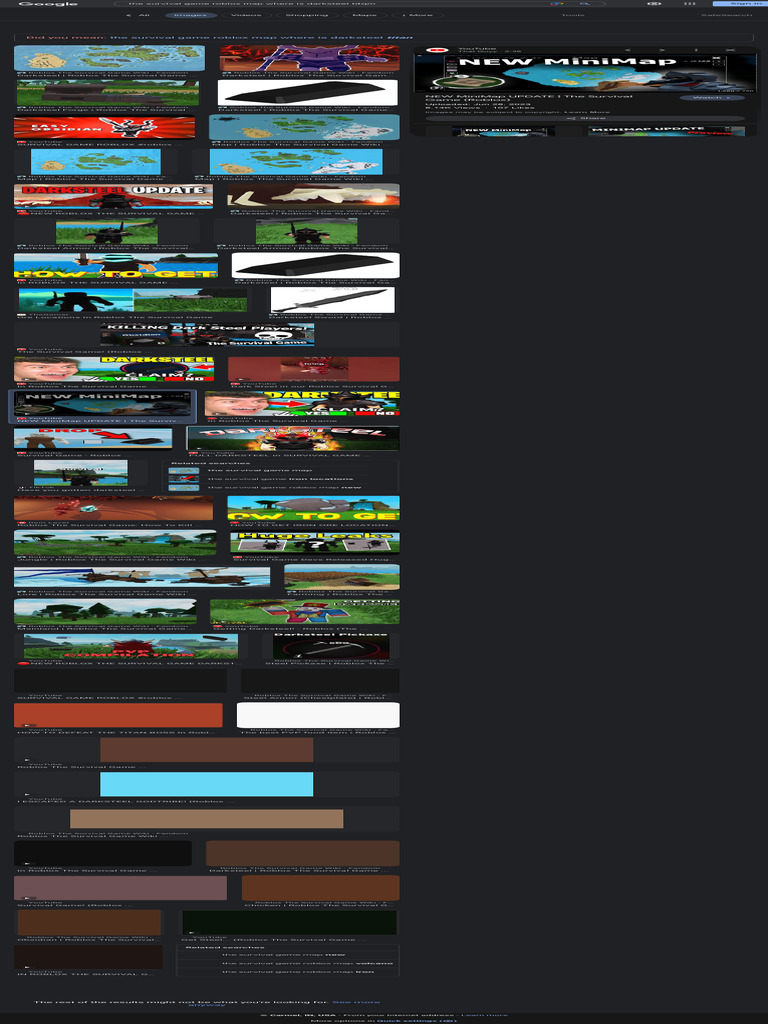 The Survival Game Roblox Map Where Is Darksteel Titan | PDF