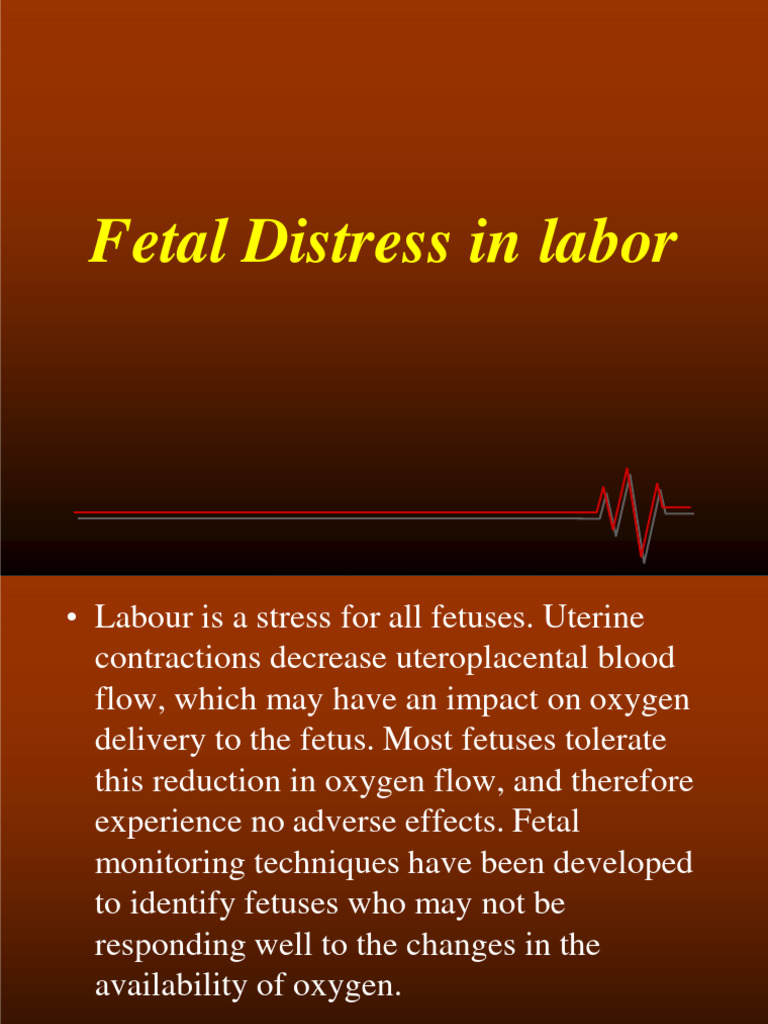 11.Fetal Distress in Labor (2) | PDF | Childbirth | Diseases And Disorders