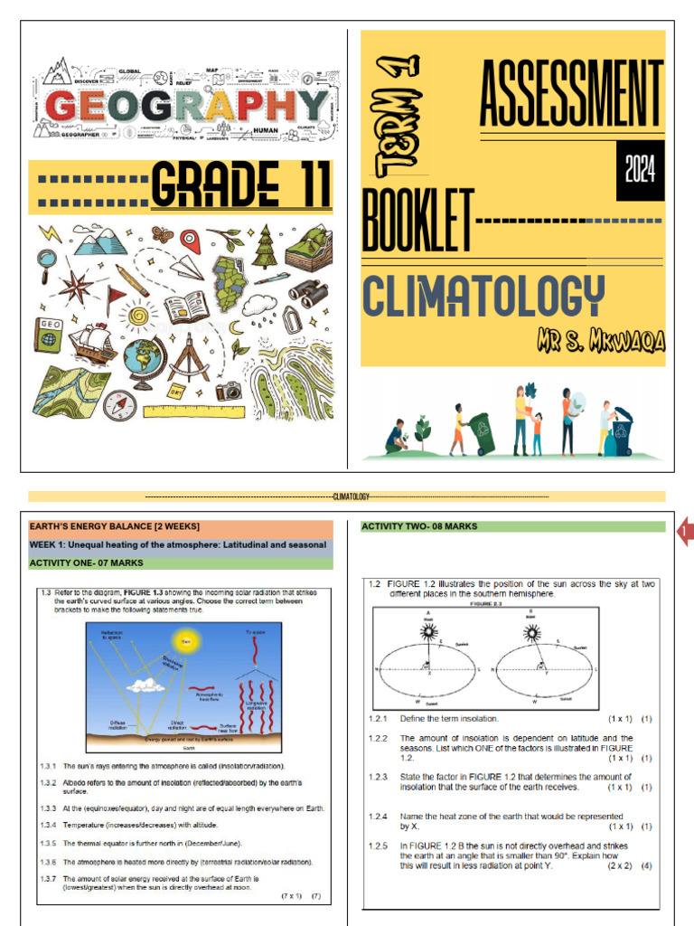 Geo 11 Assessment Book | PDF | Atmospheric Circulation | Wound