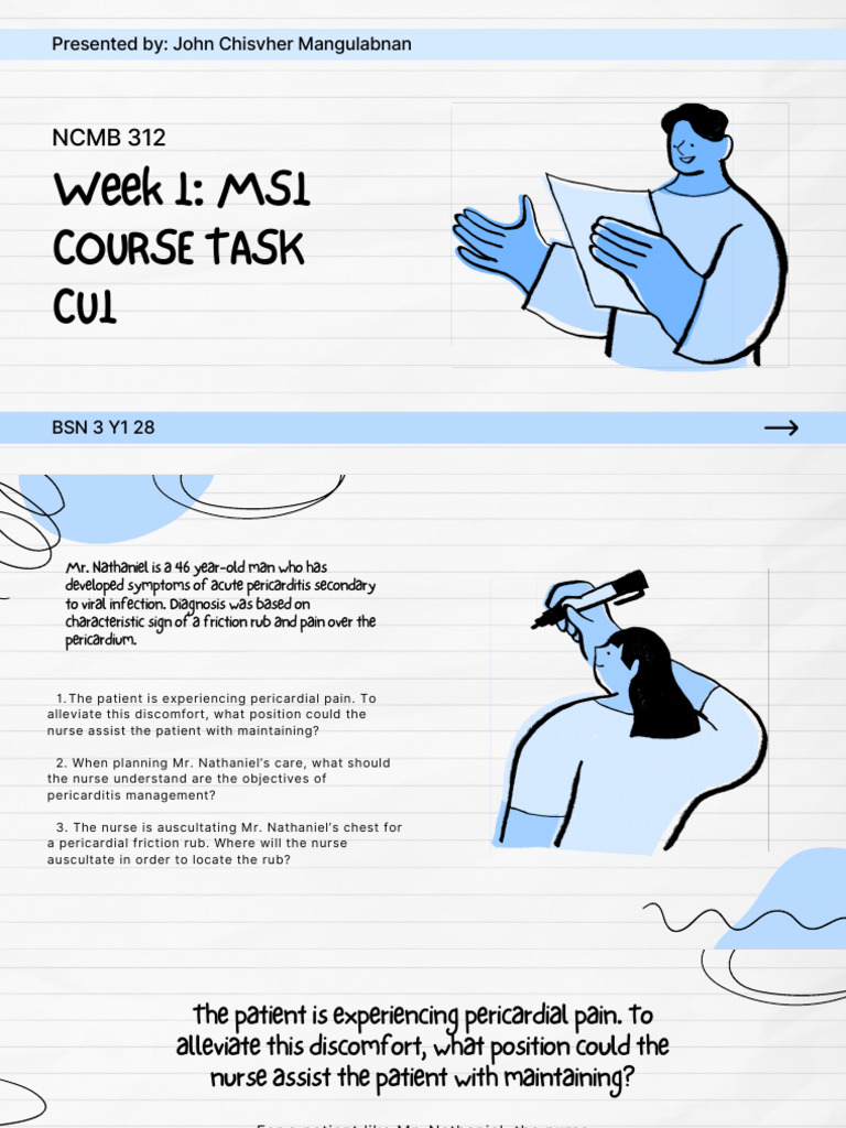 NCMB 312: Week 1: MS1 Course Task CU1 | PDF | Medicine | Causes Of Death