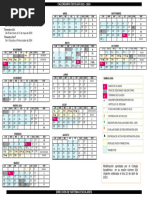 Calendario Escolar UAM 2025 2026 Aprobado s557 | PDF