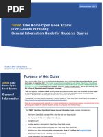 Open-Book Exam Preparation Guide | PDF | Plagiarism | Learning