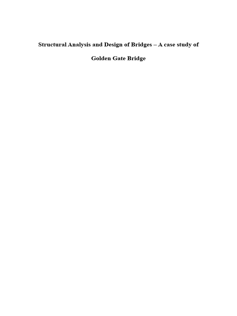 Structural Analysis of Bridges | Download Free PDF | Truss | Bridge