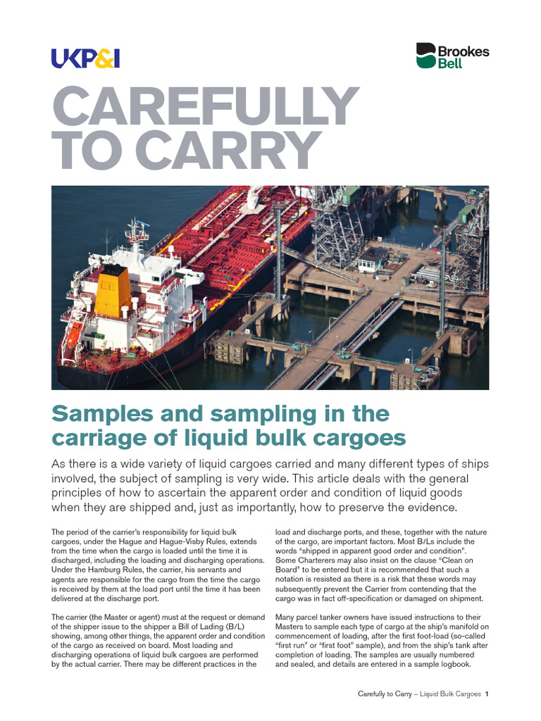 39192-Samples and Sampling in The Carriage of Liquid Bulk Cargoes - Jan ...