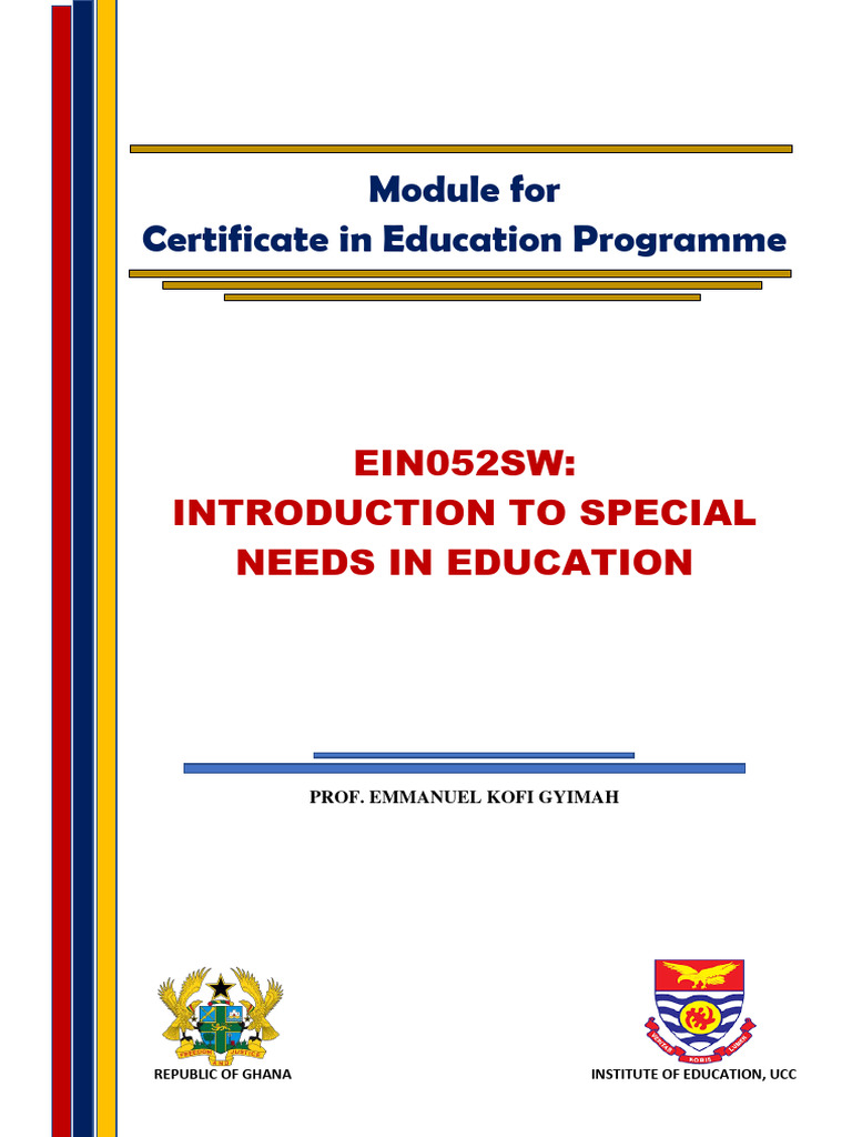 Introduction to Special Needs Education | PDF | Special Education ...