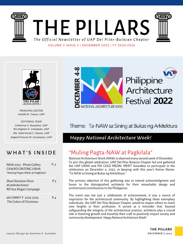 2022 The Pillars - December | PDF | Observances