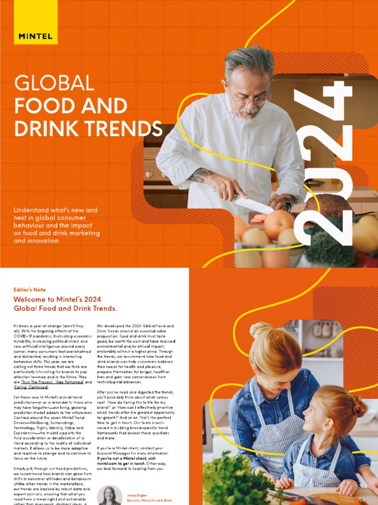 Mintel Food and Drinks Trends 2024 | PDF