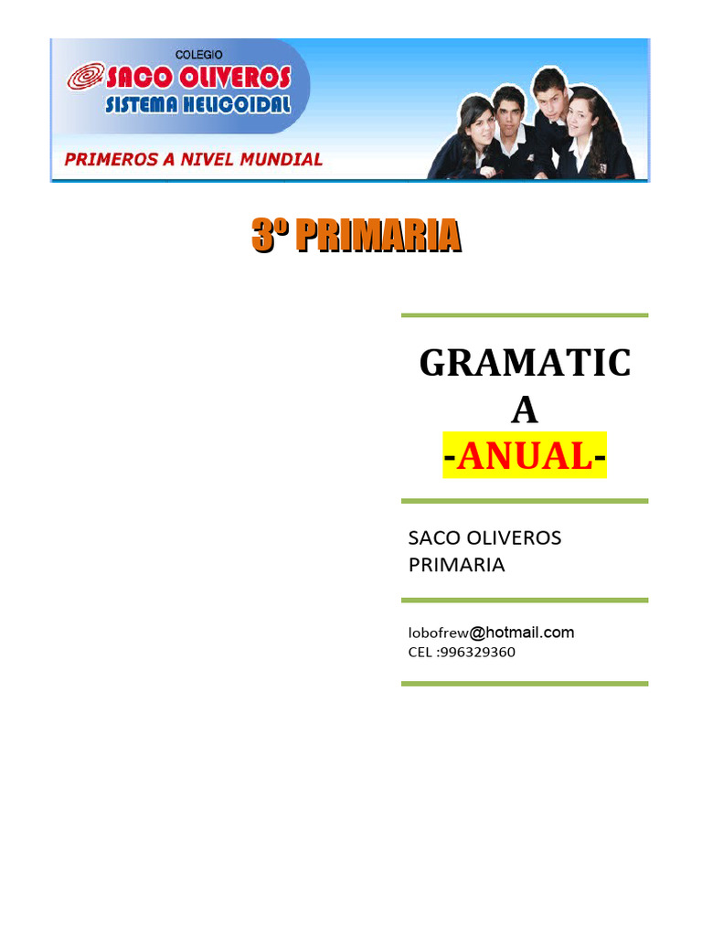Comunicacion 3ro Prim | PDF | Adjetivo | Sustantivo
