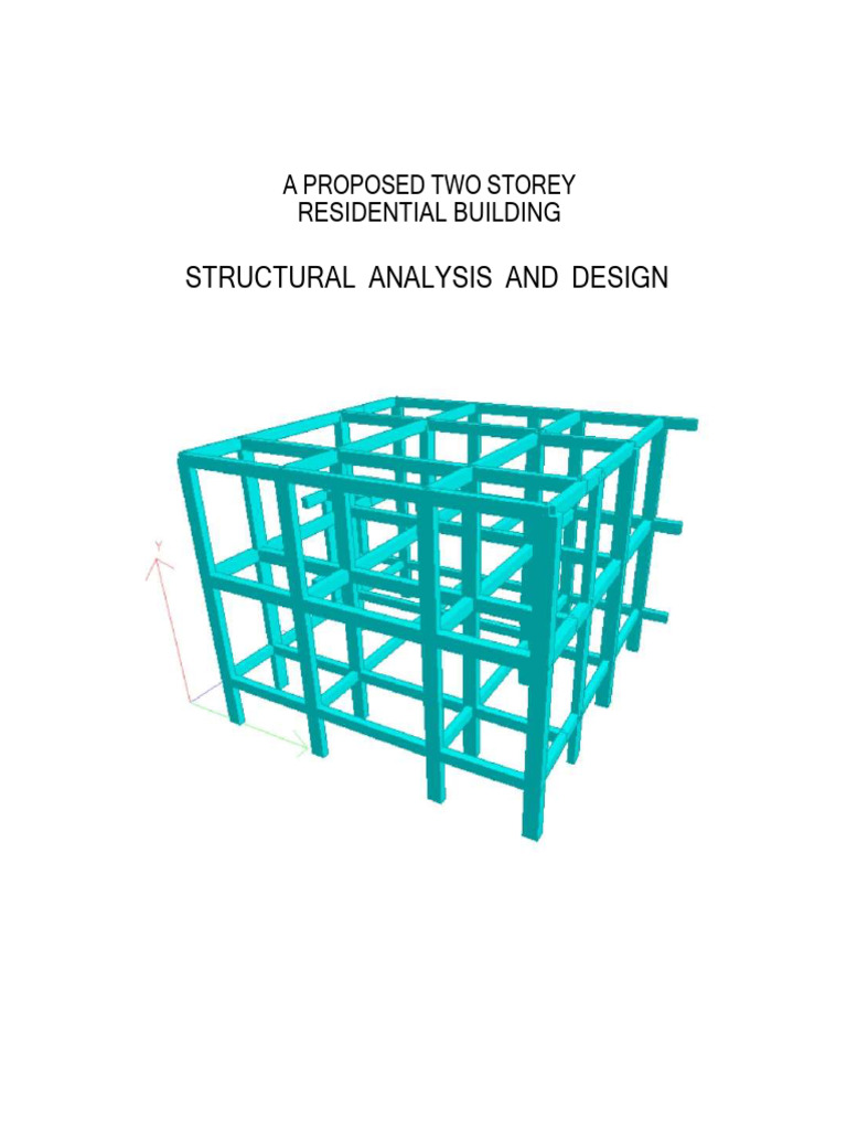 Structural Analysis for Two-Storey Home | PDF | Structural Load | Beam (Structure)