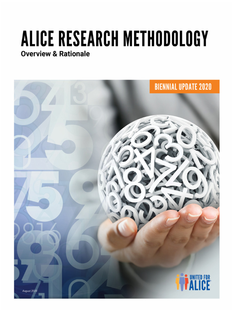 ALICE Methodology 2020 | PDF | Cost Of Living | Health Insurance In The ...