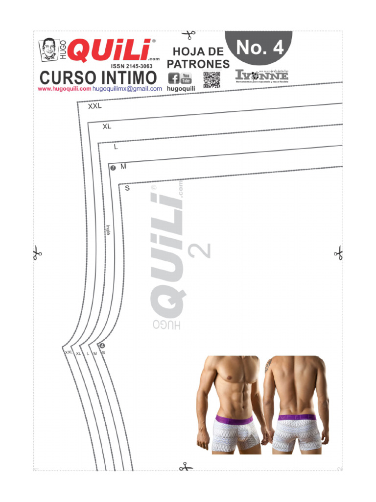 DE PATRONES 4 BOXER PARA CABALLERO | PDF