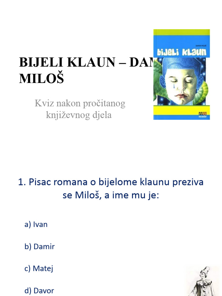 Bijeli Klaun Damir Milo 2 | PDF