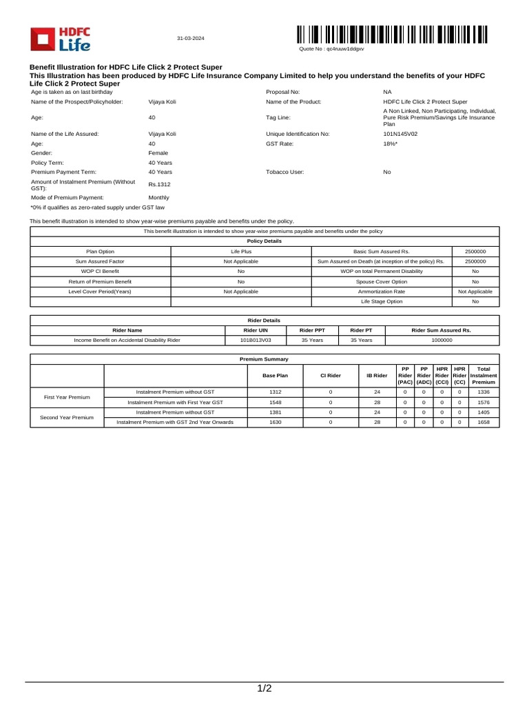 Illustration | PDF | Insurance | Life Insurance
