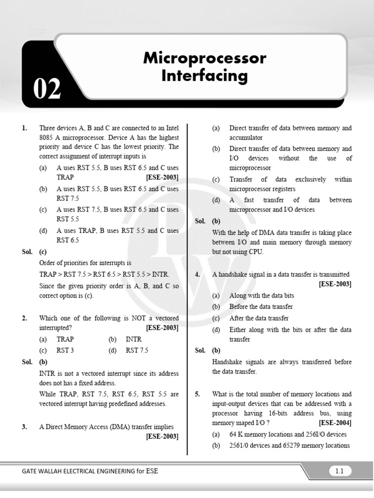 CH-2 Microprocessing Interfacing ESE Microprocessor Dushyant | PDF ... CH-2 Microprocessing Interfacing ESE Microprocessor Dushyant | PDF ...
