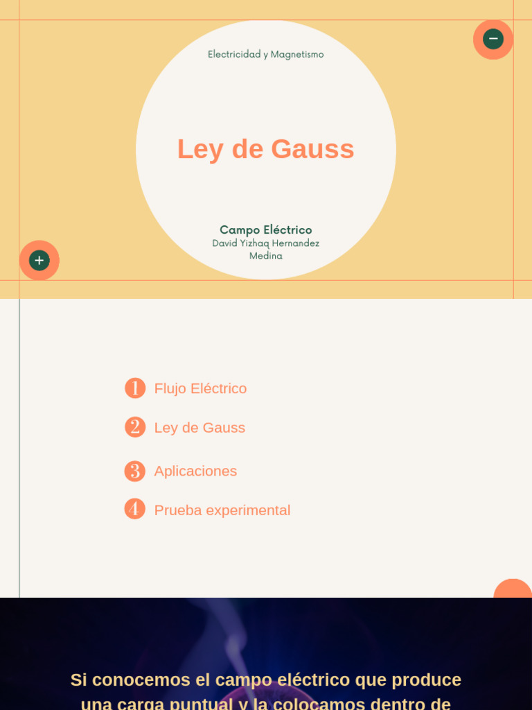Ley de Gauss | PDF | Electricidad | Campo eléctrico