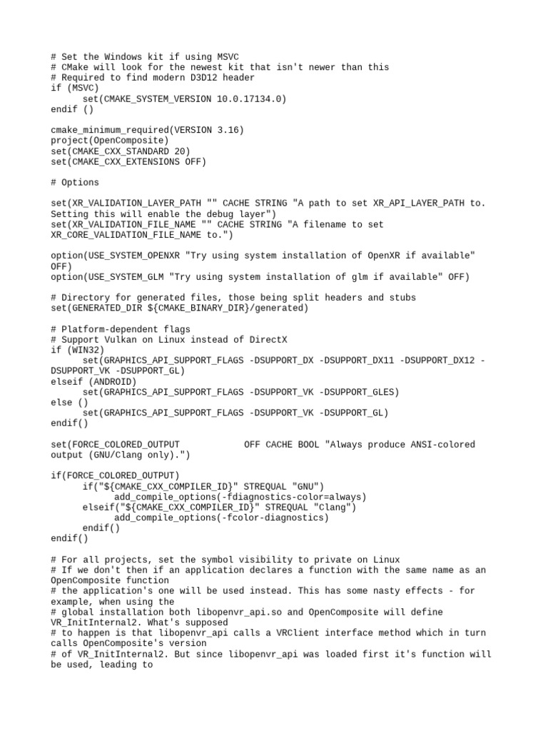 Cmake Lists Pdf Computer Libraries Operating System Technology