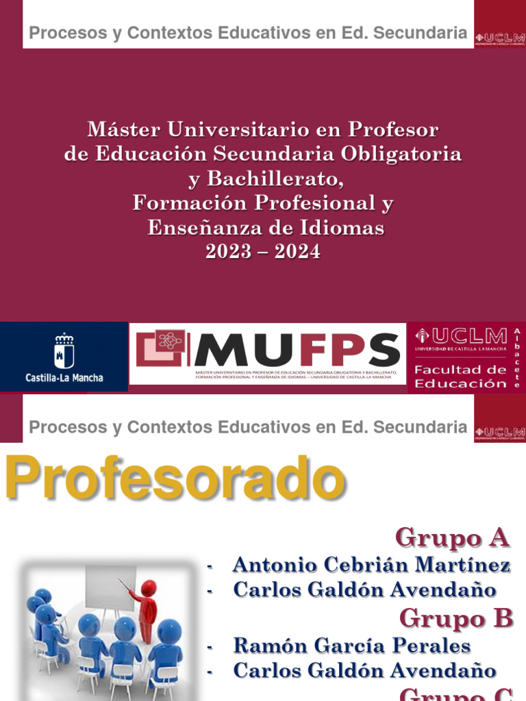 Presentación Asignatura | PDF | Maestros | Enseñando