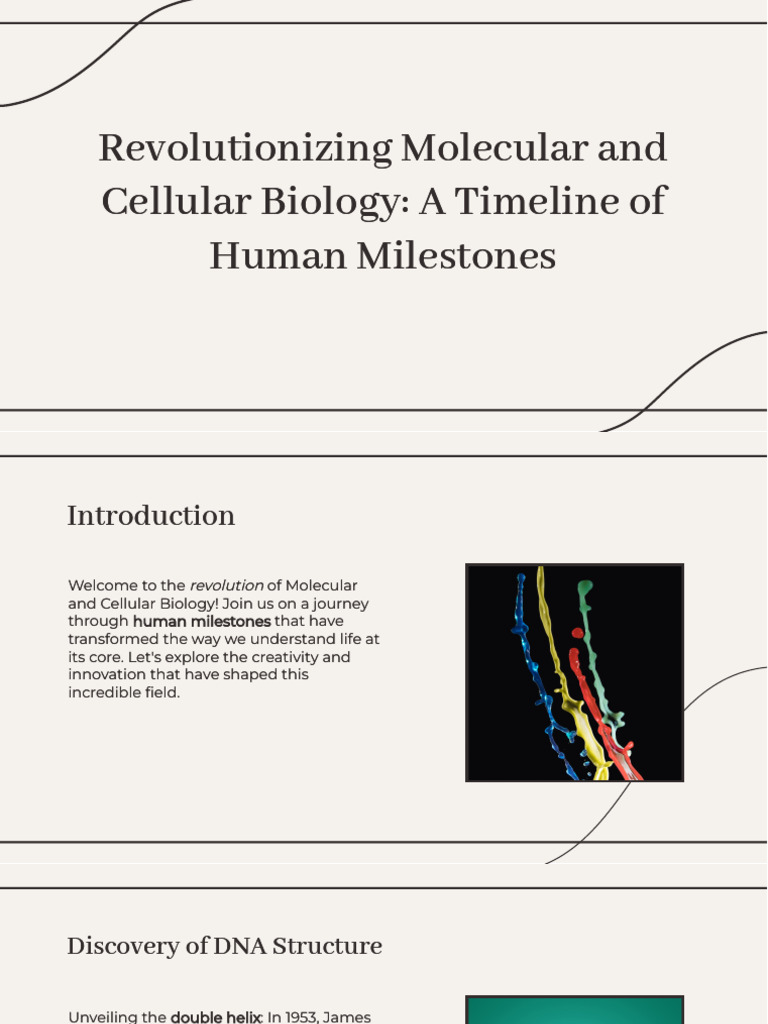 Wepik Revolutionizing Molecular and Cellular Biology A Timeline of Human Milestones ...